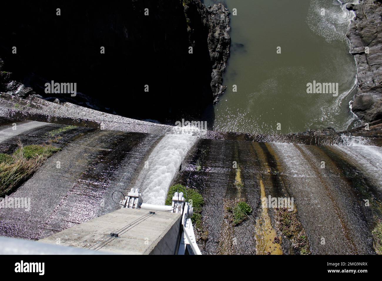 FILE - In this March 3, 2020 file photo, excess water spills over the ...