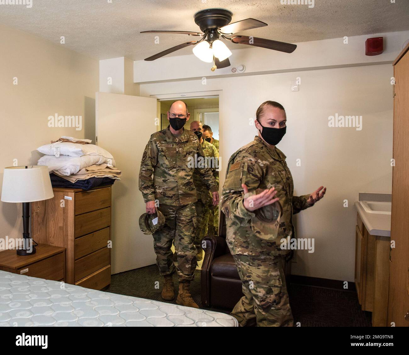 Gen. Duke Z. Richardson, Air Force Materiel Command commander, walks ...