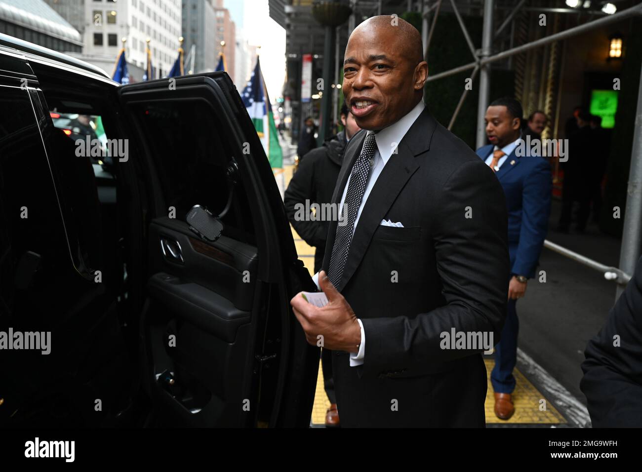 Mayor Eric Adams attends the 'State of the NYPD, State of New York City ...