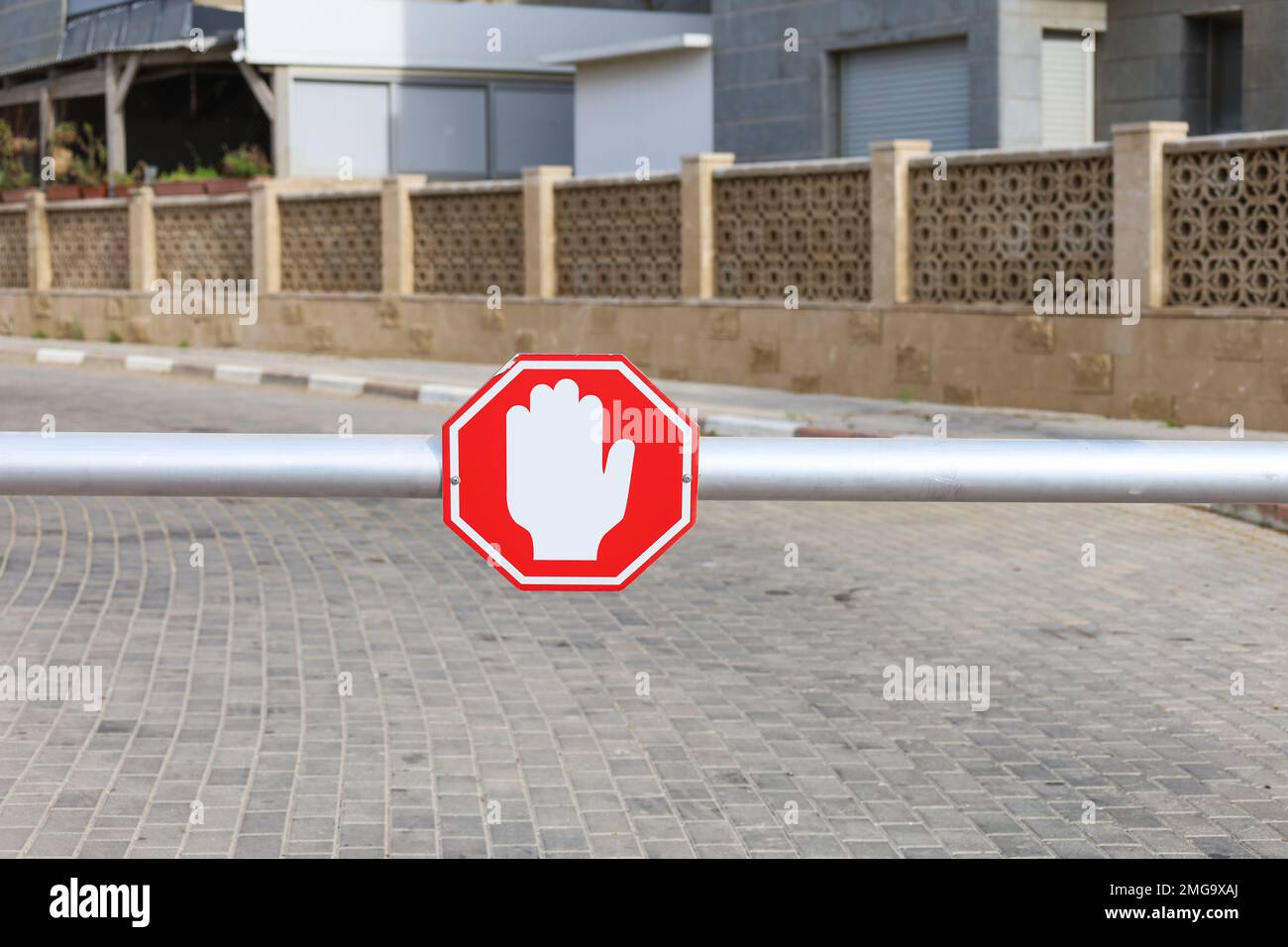 STOP sign on city street, closeup Stock Photo - Alamy