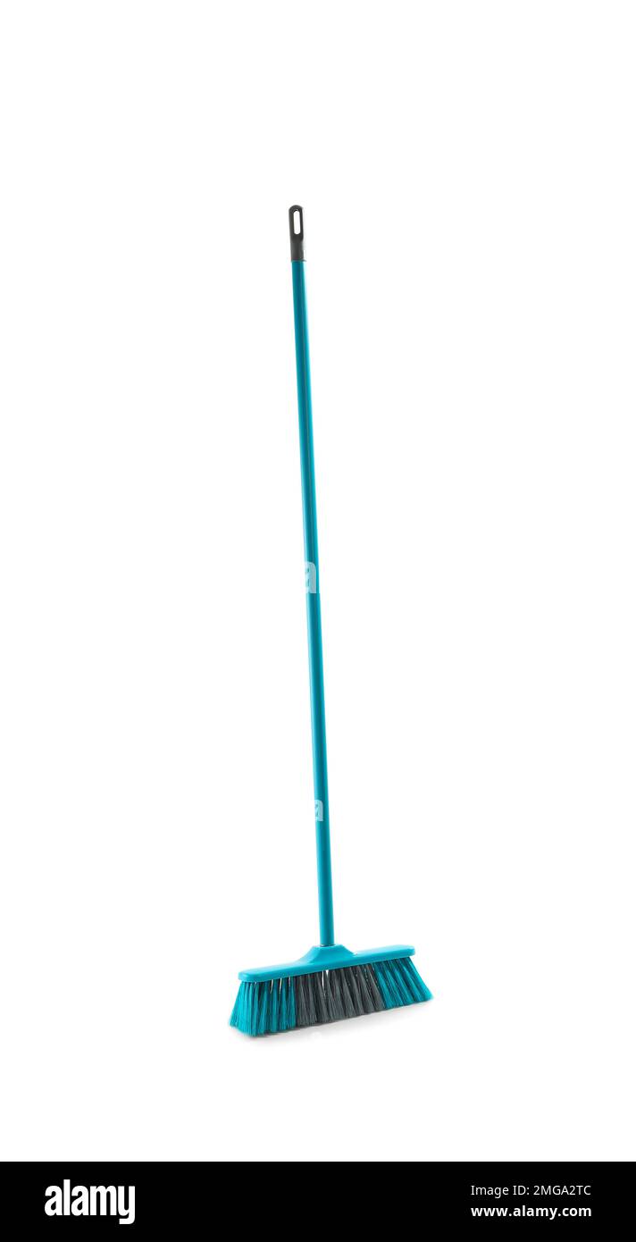 Broom tool cleaning flat Cut Out Stock Images & Pictures - Alamy