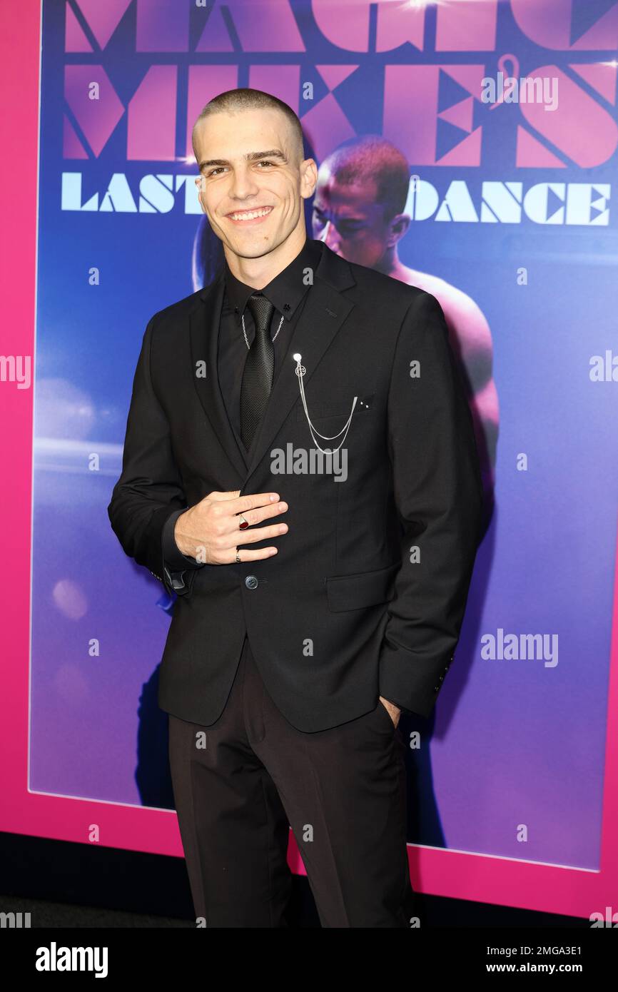 MIAMI BEACH, FL - JANUARY 25: Kalon Badenhorst attends the "Magic Mike ...