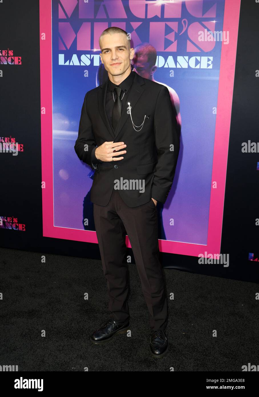 MIAMI BEACH, FL - JANUARY 25: Kalon Badenhorst attends the "Magic Mike ...