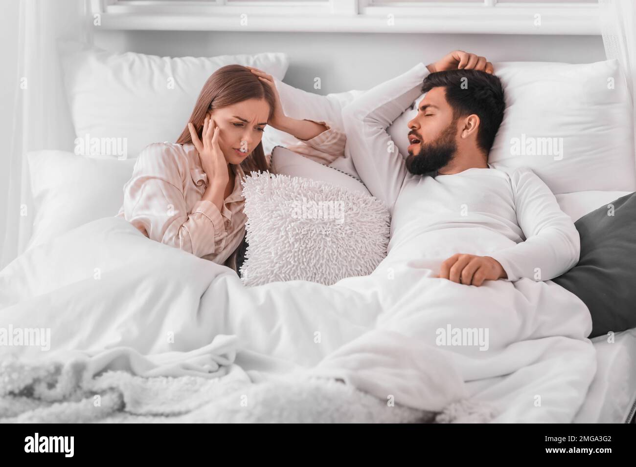 Girlfriend snoring hi-res stock photography and images - Alamy