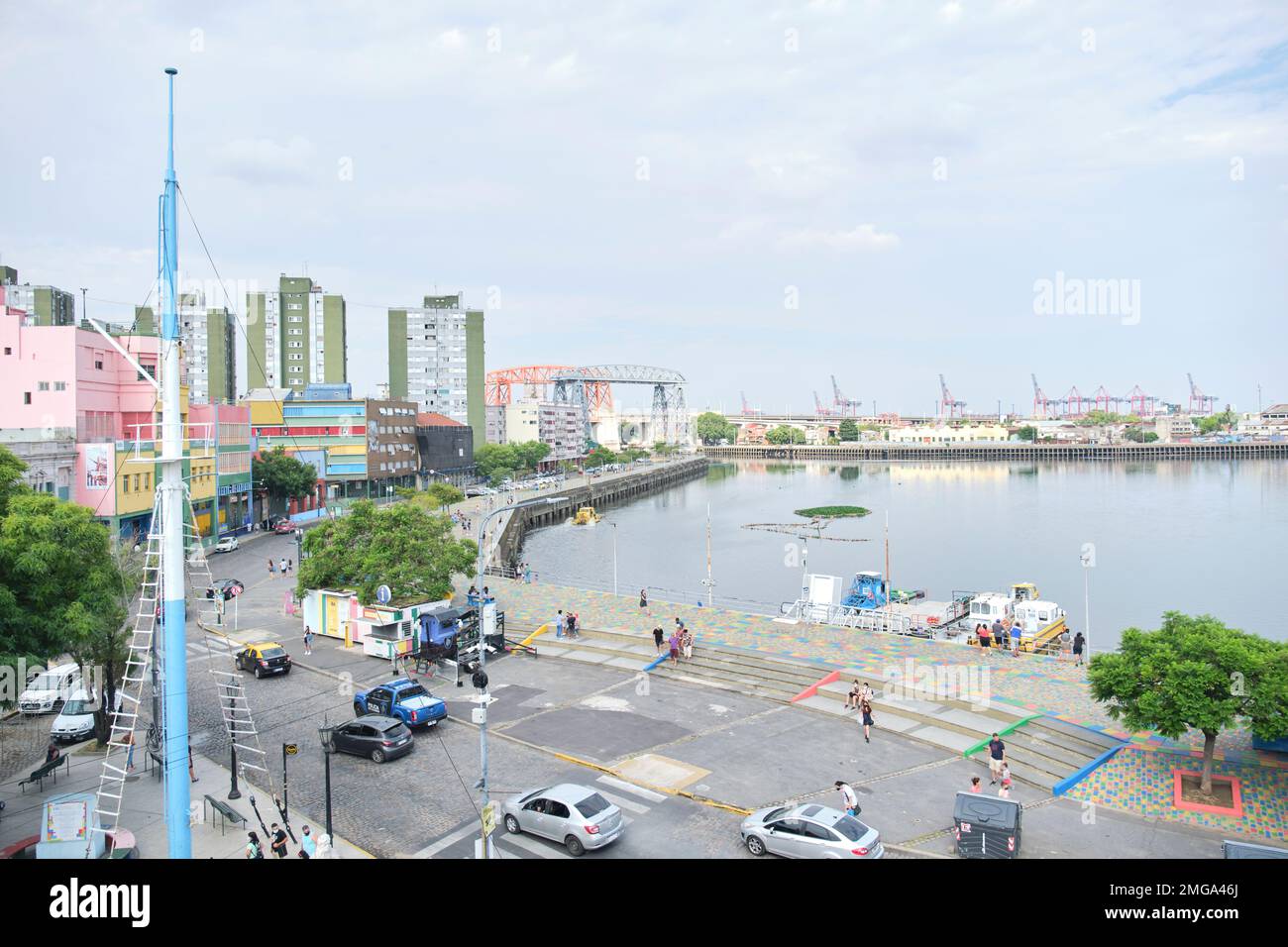 Jan 16, 2022, Buenos Aires, Argentina: panoramic view of La Boca ...
