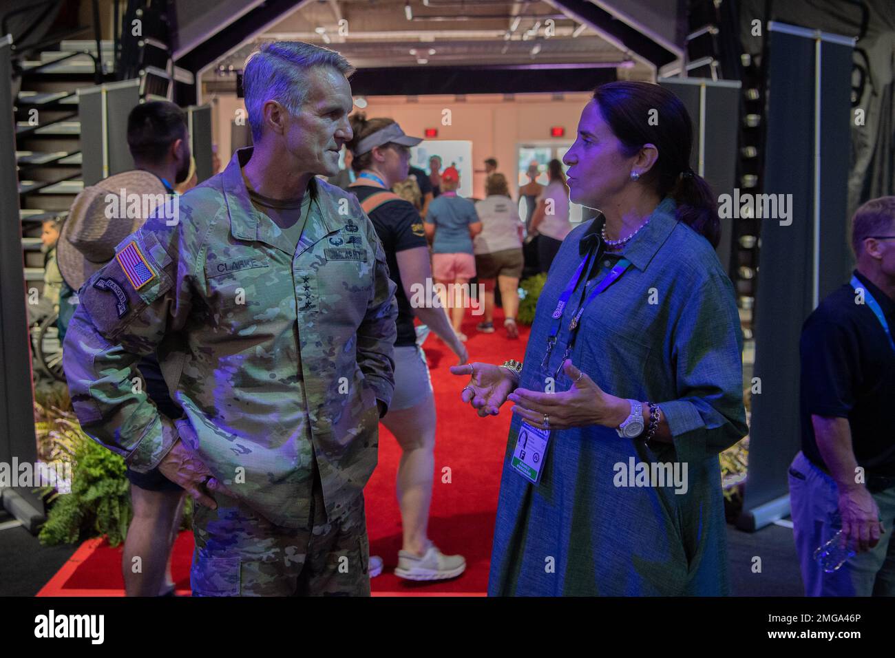 U.S. Army General Richard Clarke, commander, United States Special ...