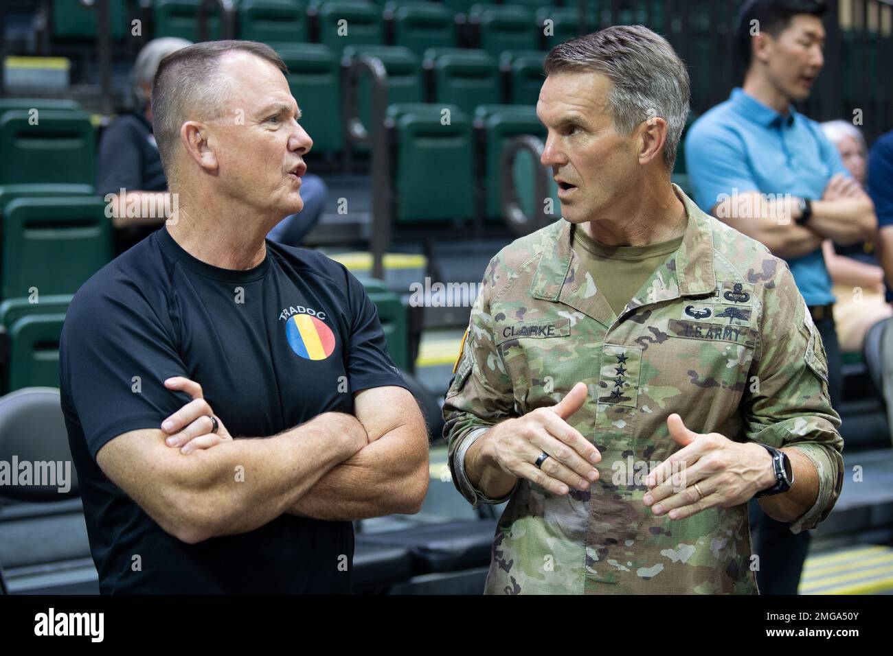 U.S. Army General Richard Clarke, commander, United States Special ...