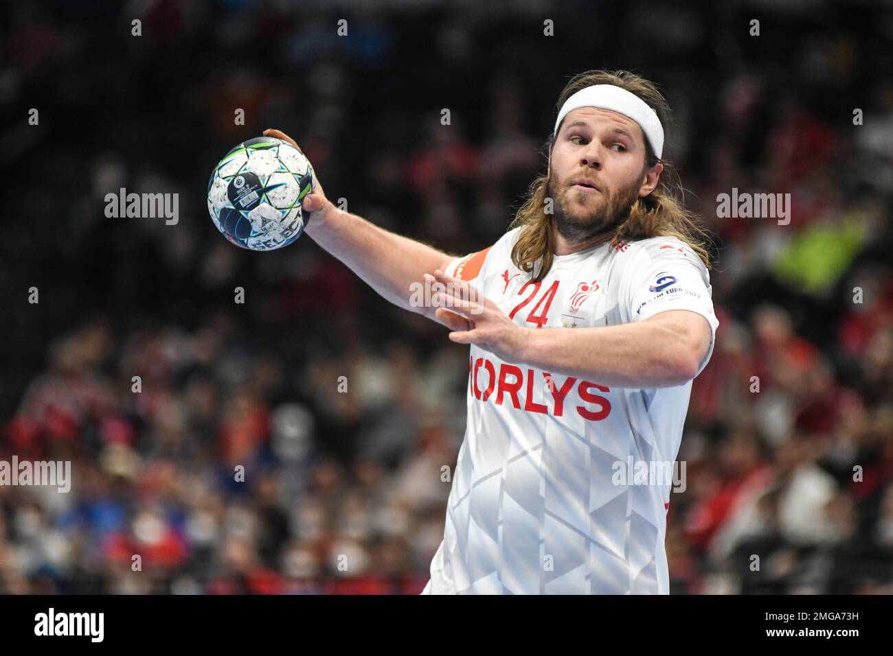 Mikkel Hansen (Denmark). EHF Euro 2022. Main Round Stock Photo - Alamy