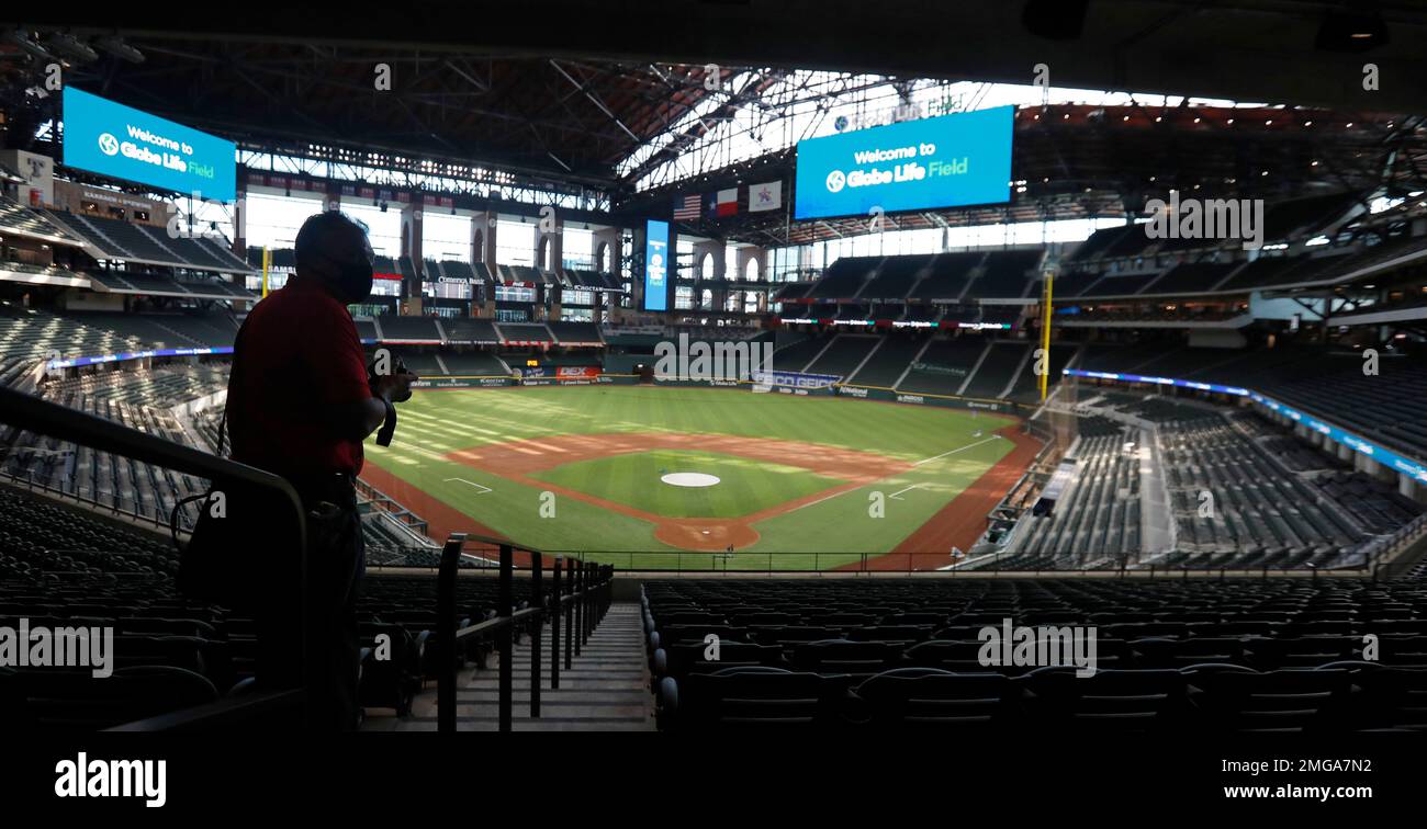 In this photo made Thursday, July 23, 2020, a deck view is seen during ...