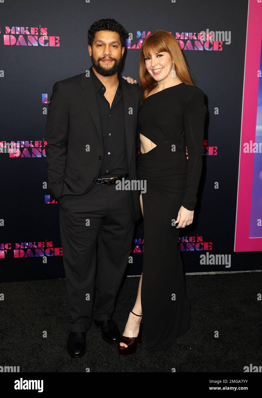 MIAMI BEACH, FL - JANUARY 25: Luke Broadlick and Alison Faulk ...
