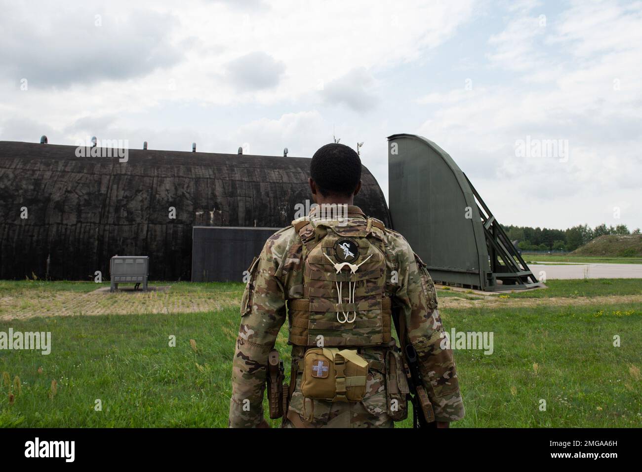 U.S. Air Force Airman 1st Class Austin Waters, 824th Base Defense ...