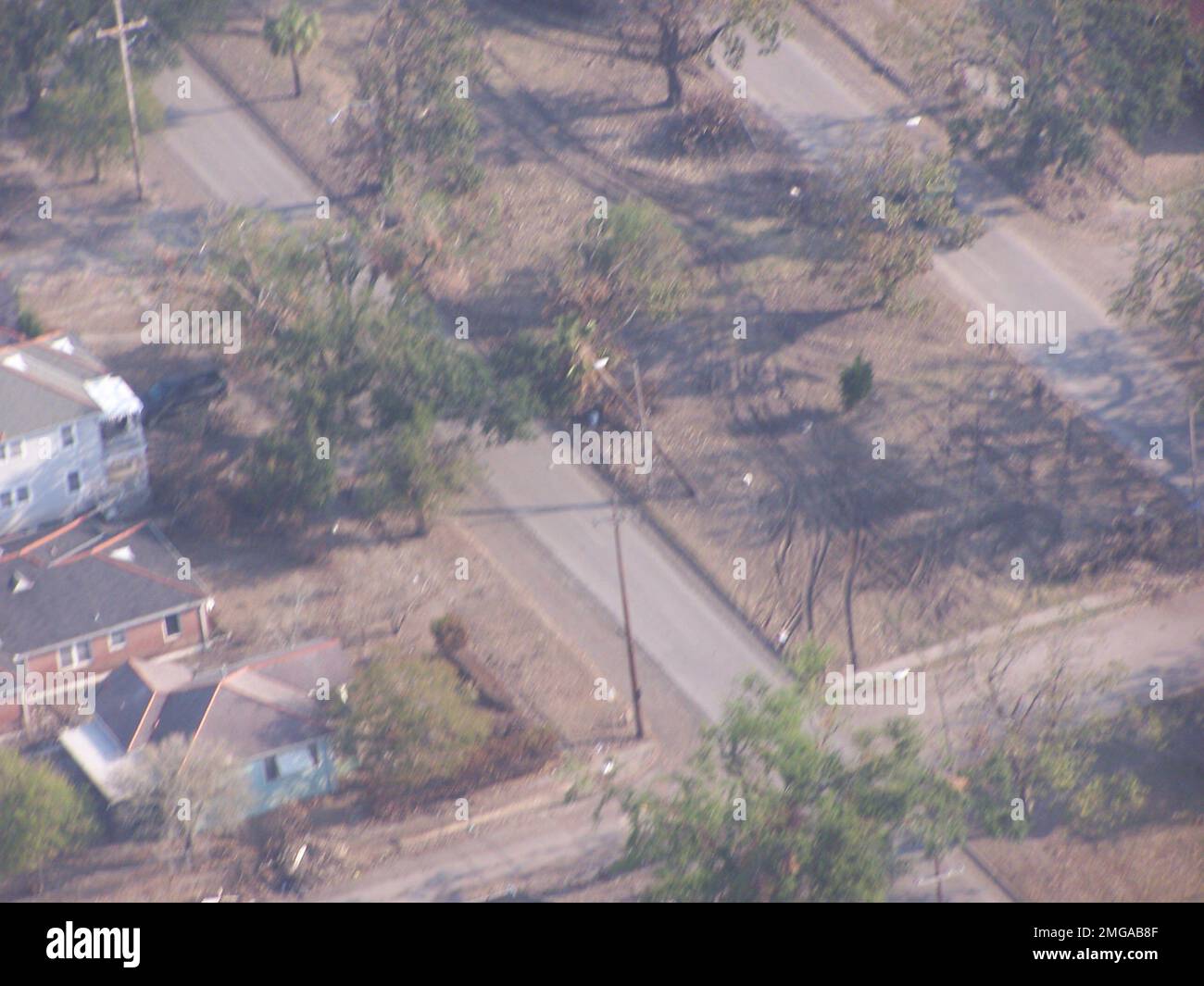 Pollution - ESU St. Louis Response - Miscellaneous - 26-HK-254-41. Overflight. Hurricane Katrina ...