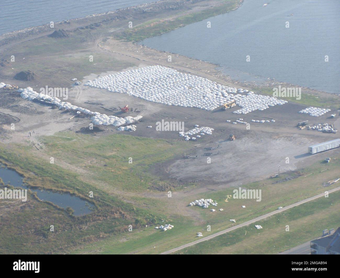 Pollution - ESU St. Louis Response - Miscellaneous - 26-HK-254-31. Overflight. Hurricane Katrina ...