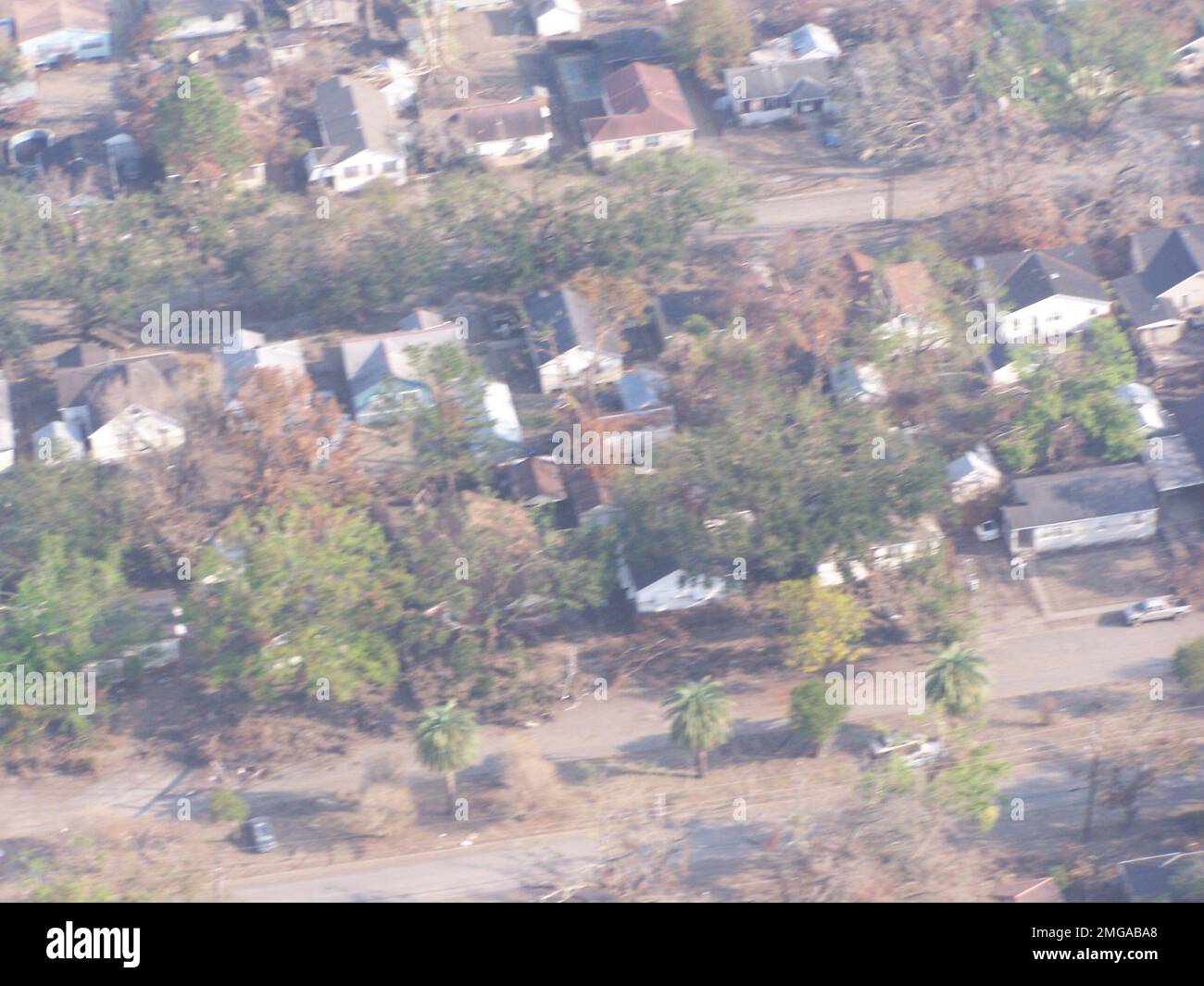 Pollution - ESU St. Louis Response - Miscellaneous - 26-HK-254-39. Overflight. Hurricane Katrina ...