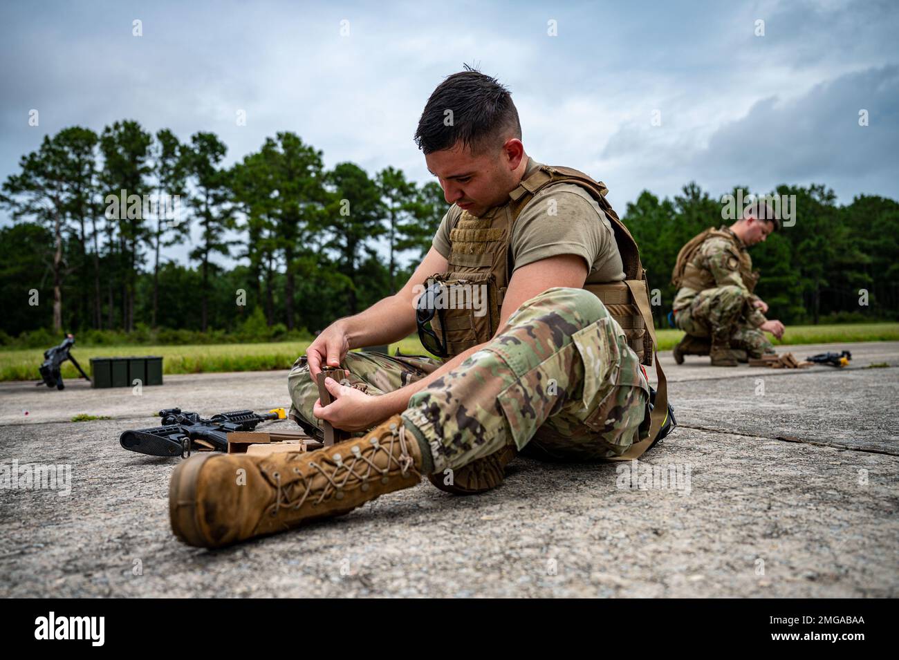 U.S. Air Force Airman First Class Paul Pena, 77th Fighter Generation ...