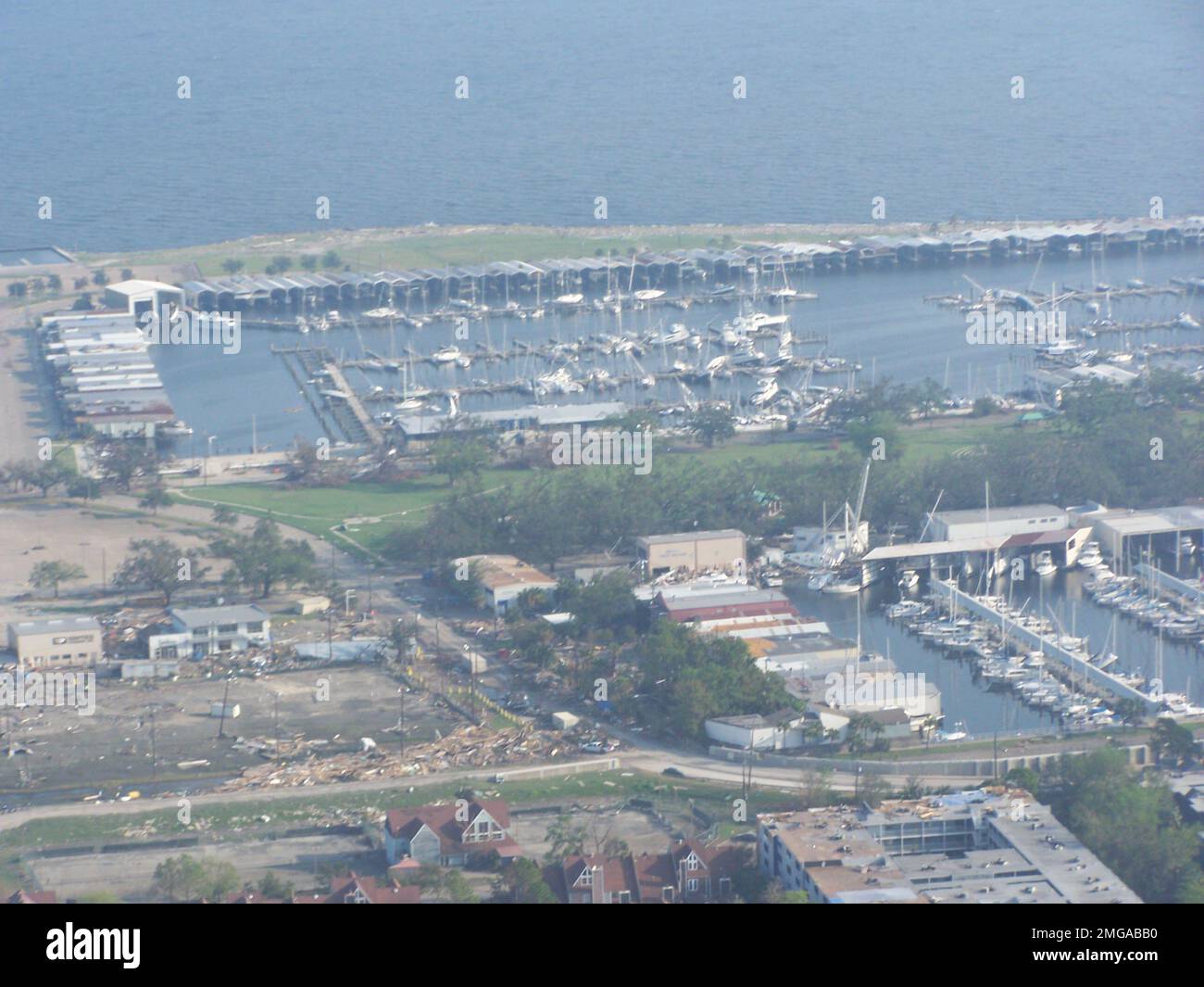 Pollution - ESU St. Louis Response - Miscellaneous - 26-HK-254-33. Overflight. Hurricane Katrina ...