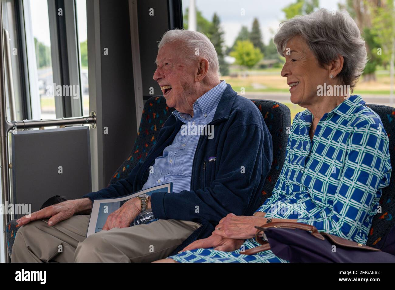 Retired Gen. John Shaud, former 92nd Bombardment wing commander, and ...