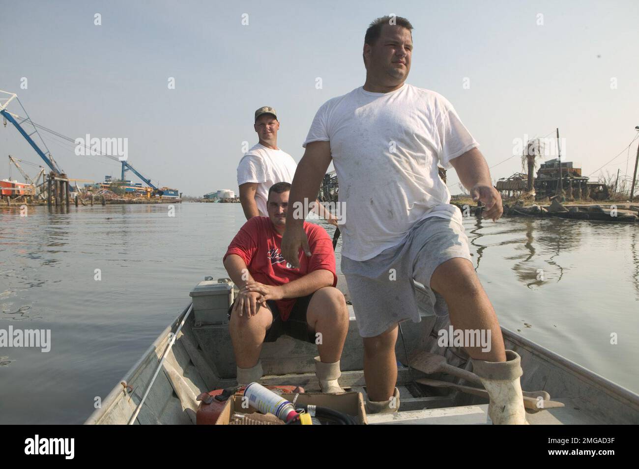 Aftermath - People Return Home - 26-HK-43-14. Hurricane Katrina Stock ...