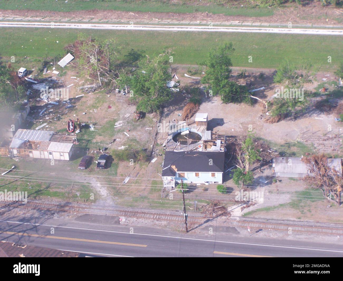 Pollution - ESU St. Louis Response - Miscellaneous - 26-HK-254-155. Overflight. Hurricane ...