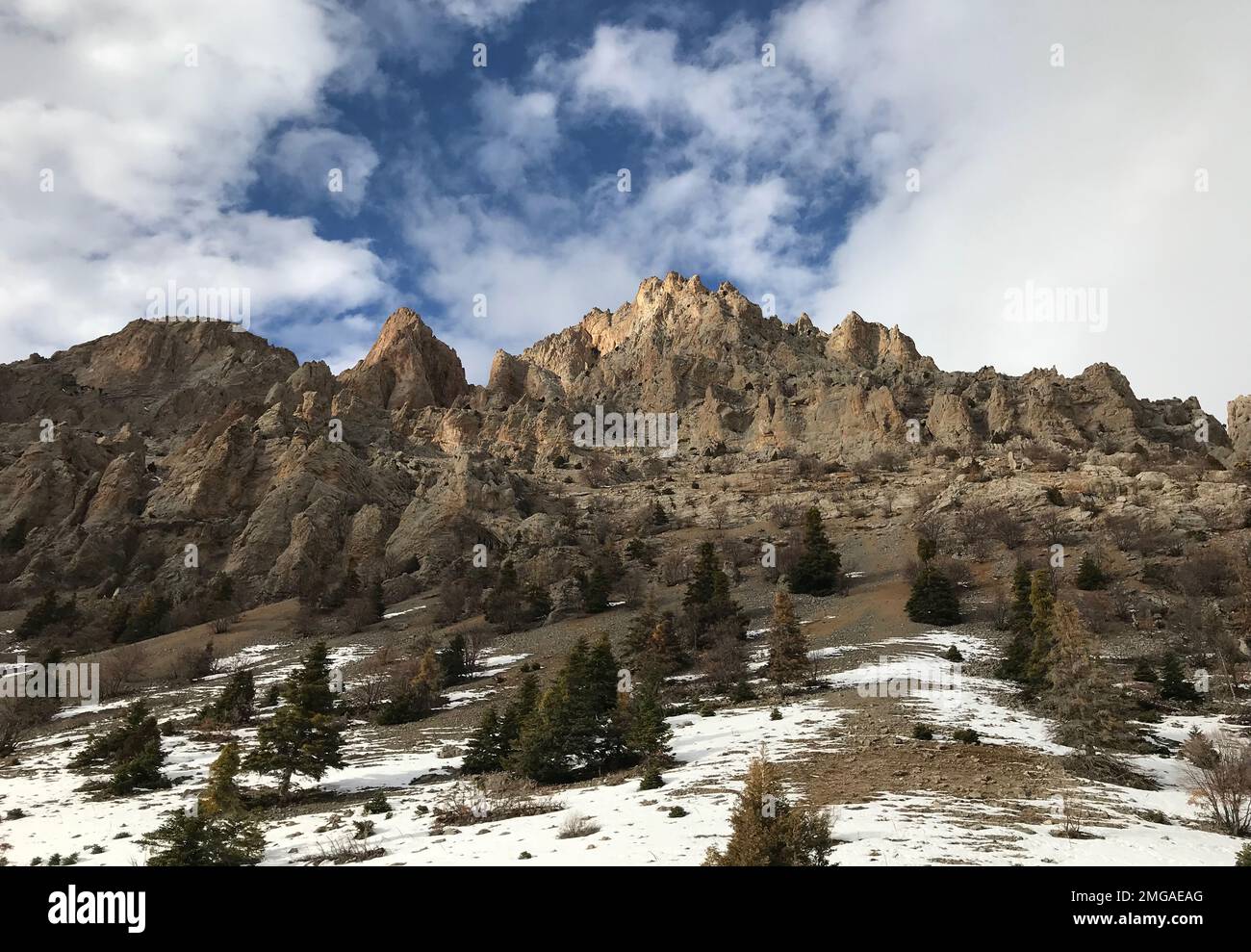 Aladaglar Mountain Range in Nigde, Turkey. Aladaglar is most important ...