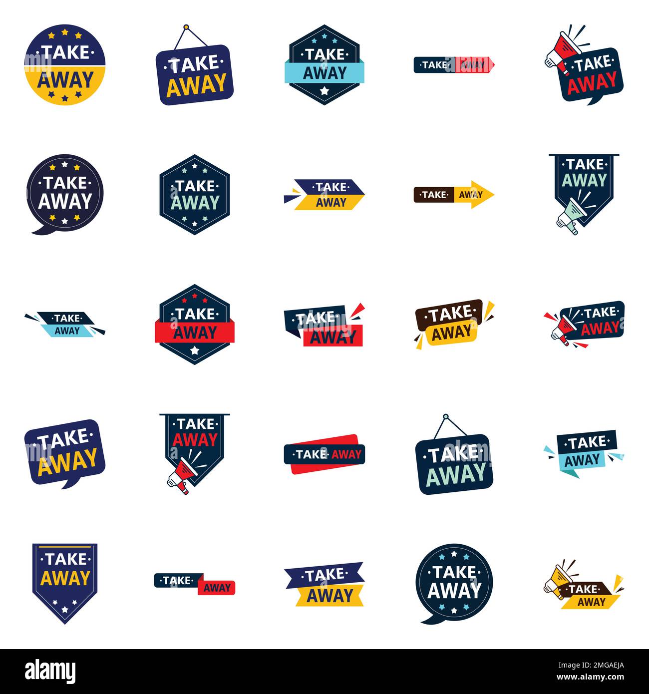 Takeaway food outlets Cut Out Stock Images & Pictures - Alamy