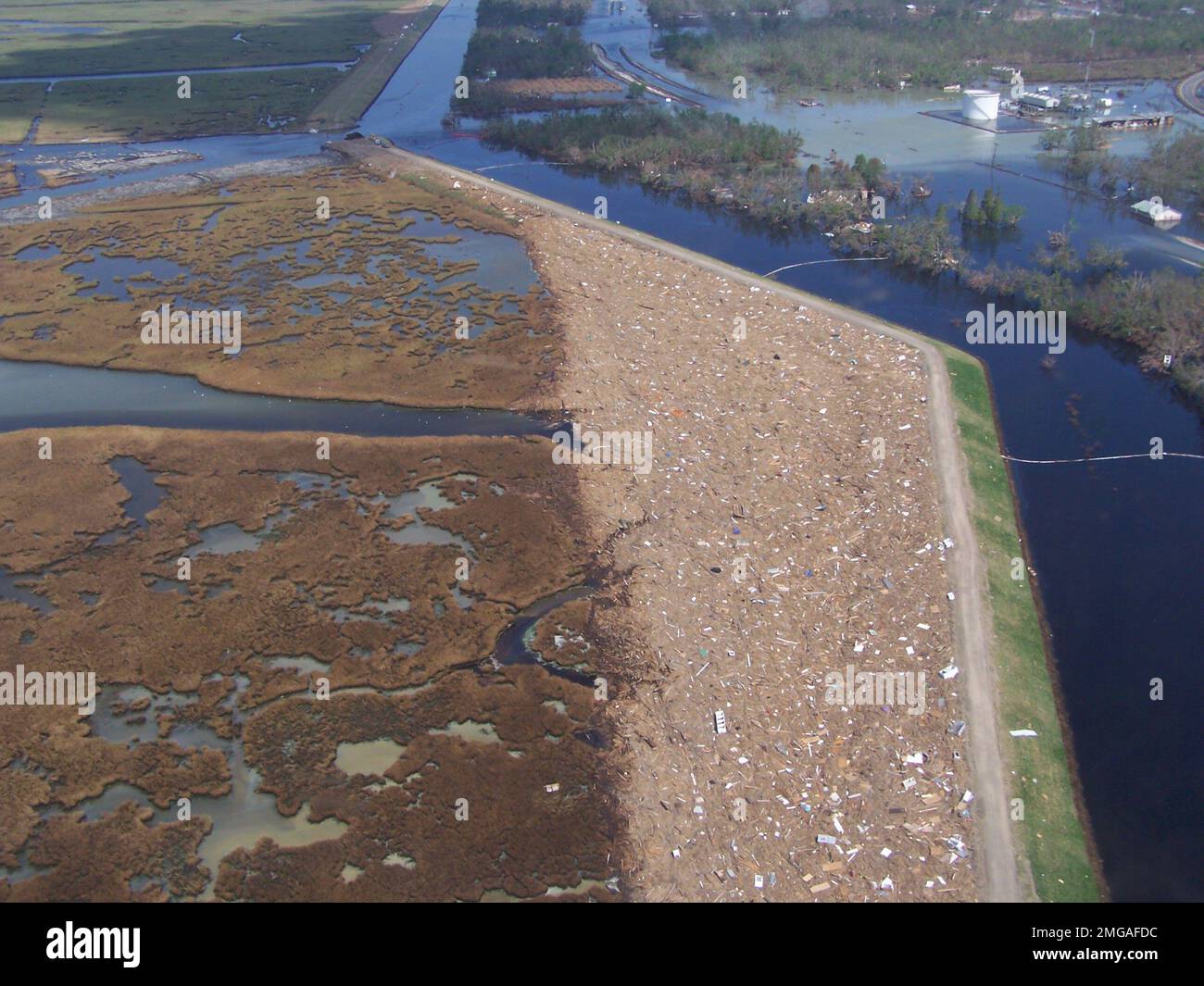 Pollution - ESU St. Louis Response - Miscellaneous - 26-HK-254-243. Overflight. Hurricane ...