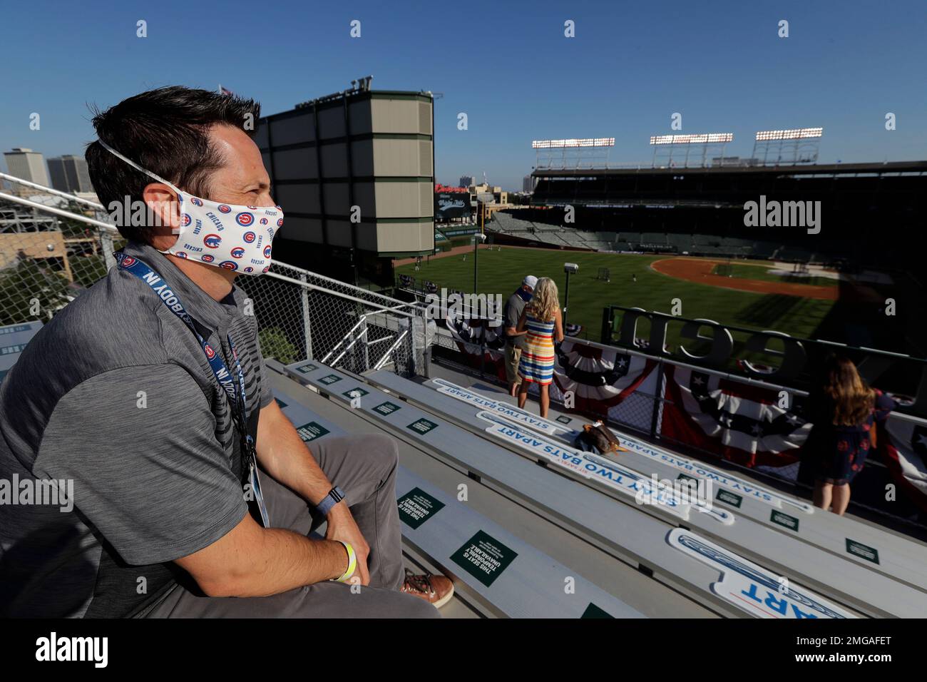 Cubs executive vice president of sales and marketing Colin Faulkner ...