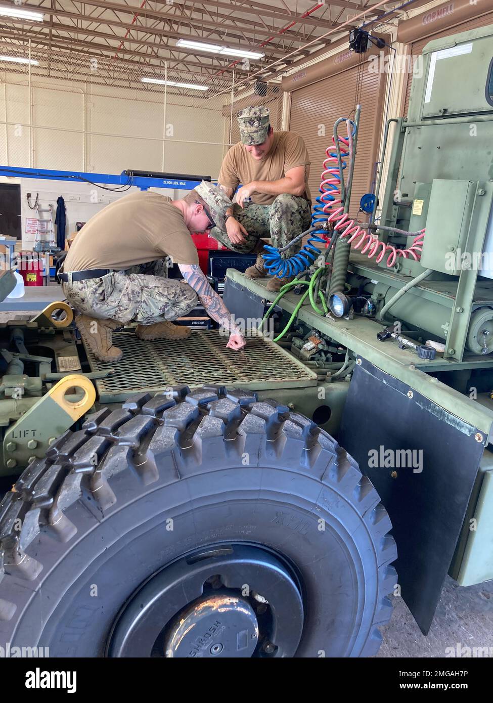 SANTA RITA, Guam (Aug. 22, 2022) Construction Mechanic 2nd Class Tyler ...