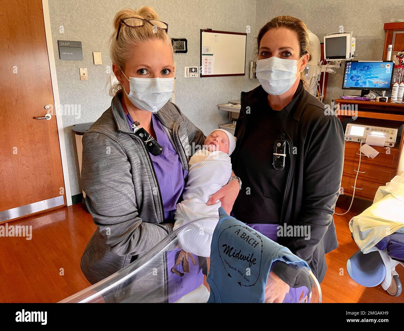 Certified Nurse Midwives, Lt. Col. Laurey Tyson (right) and Jessica ...