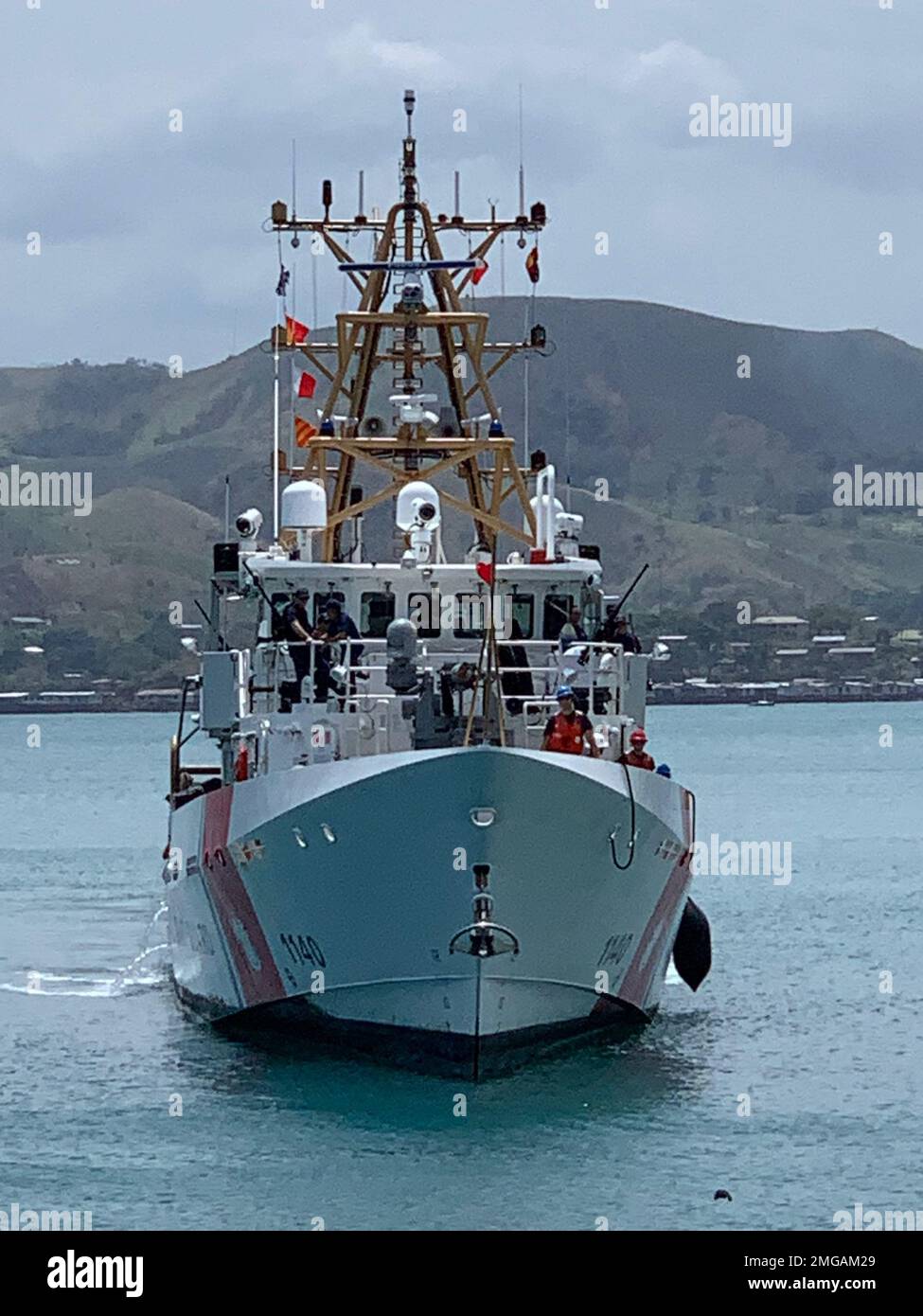 The Sentinel-class fast response cutter USCGC Oliver Henry (WPC 1140 ...