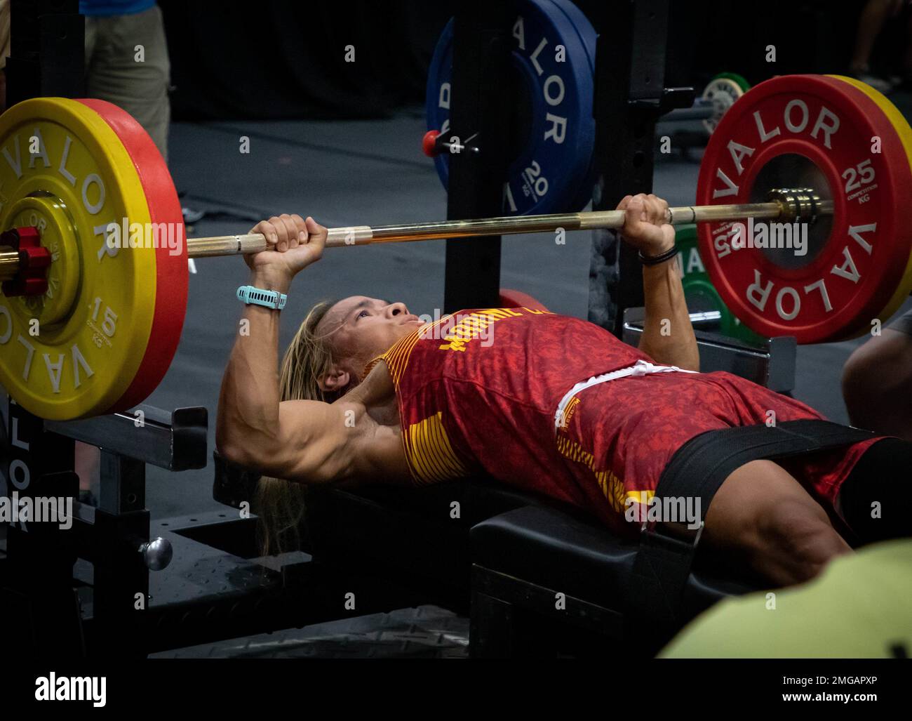 U.S. Marine Corps Sgt. Peter Keating, veteran, competes in powerlifting ...