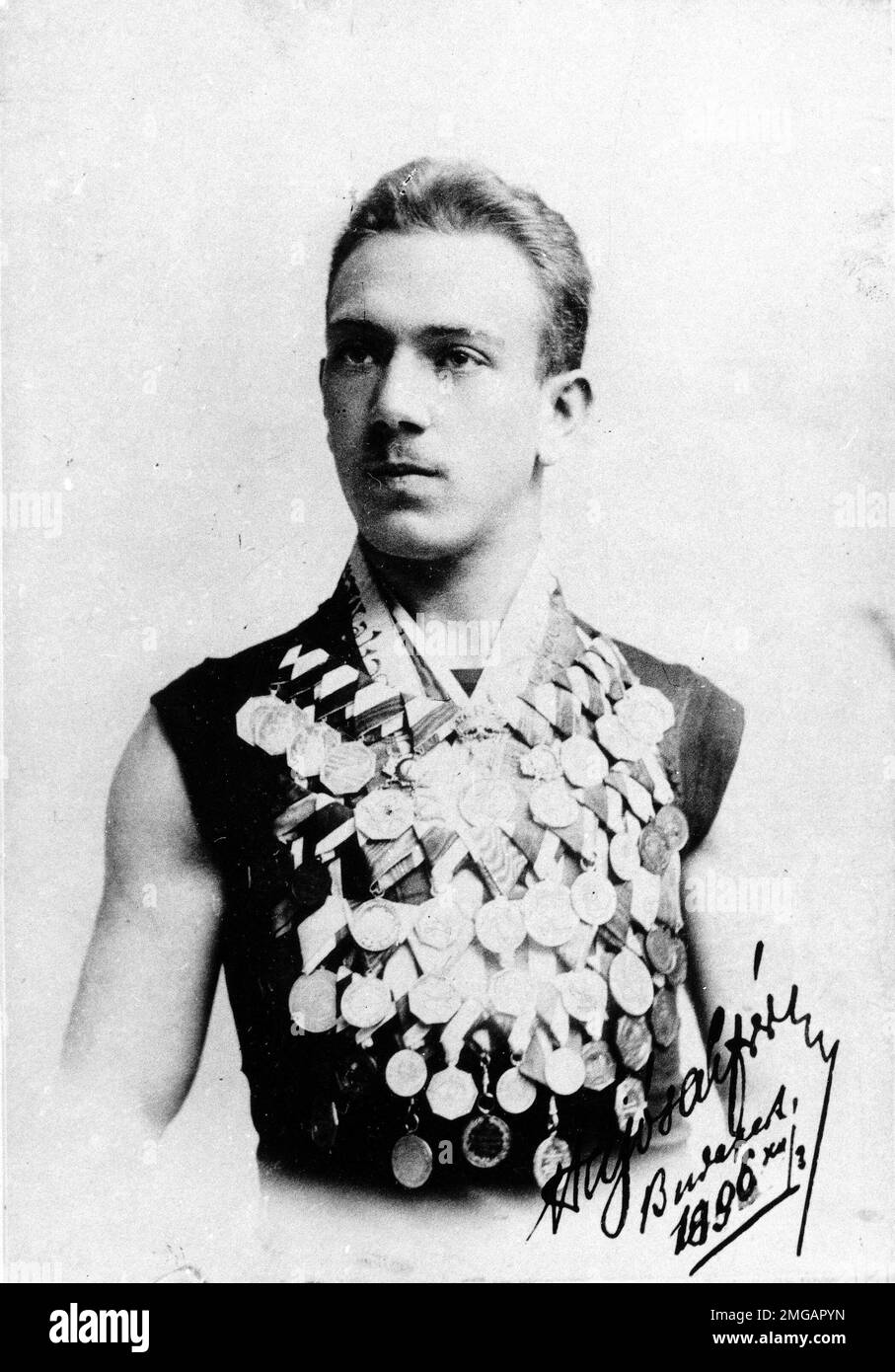 FILE - This undated file photo shows Hungarian swimming champion Alfred ...