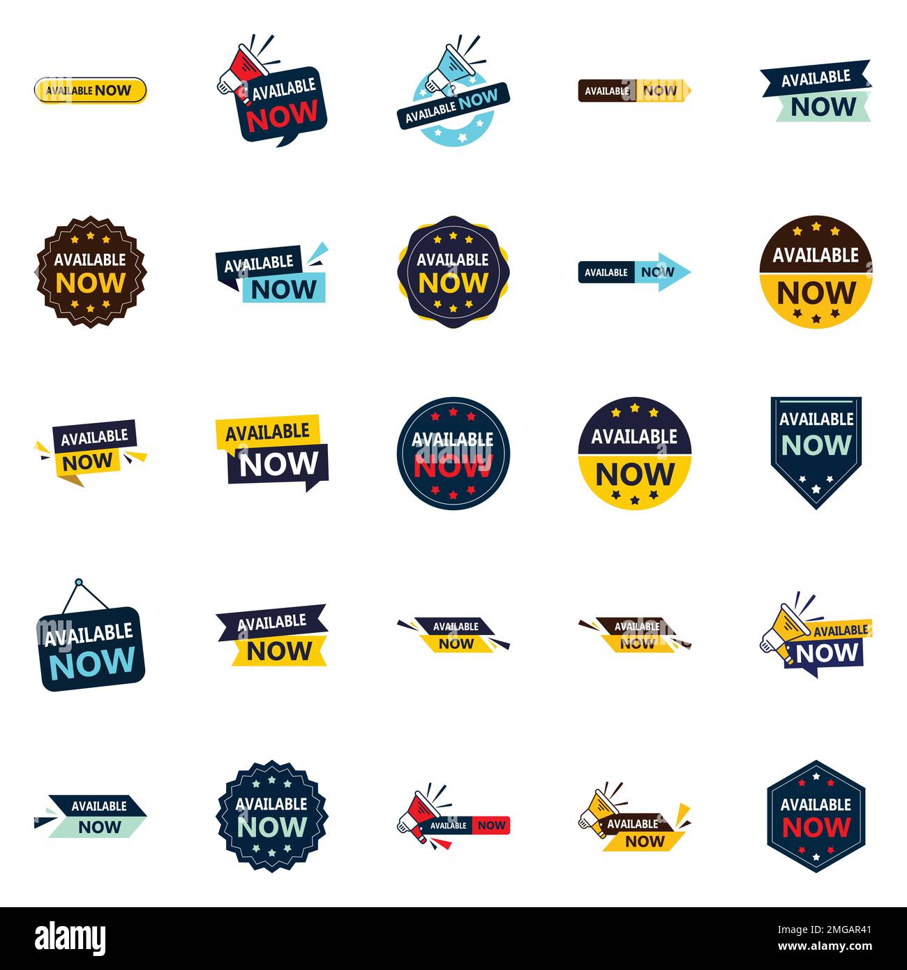 Available now banner hi-res stock photography and images - Alamy