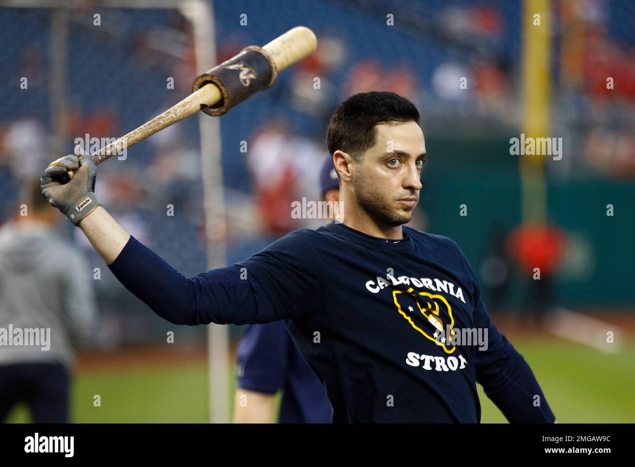 FILE - This Oct. 1, 2019, file photo shows Milwaukee Brewers' Ryan ...
