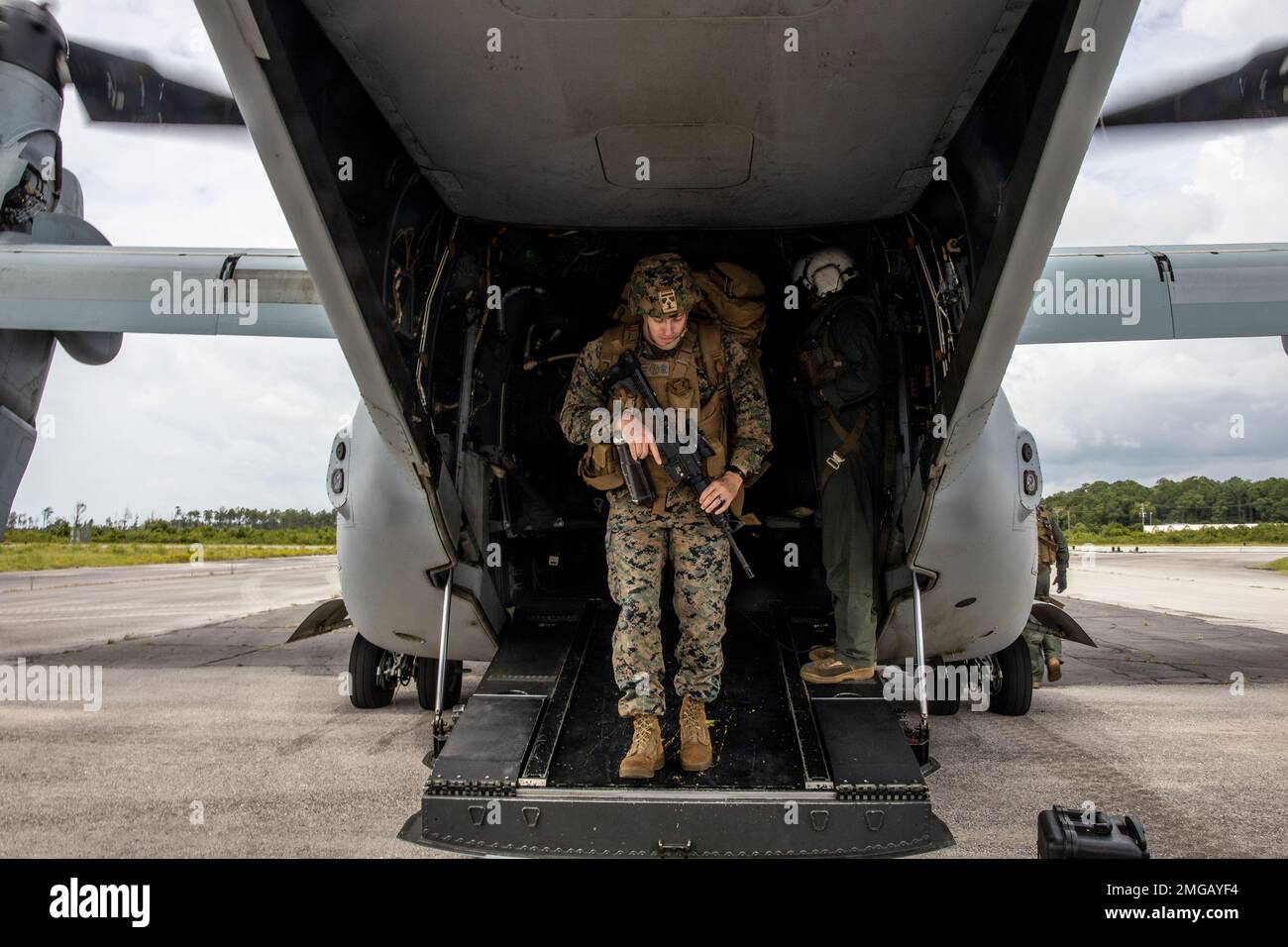 U.S. Marine Corps Gunnery Sgt. Ryan Anderson, a chemical, biological ...