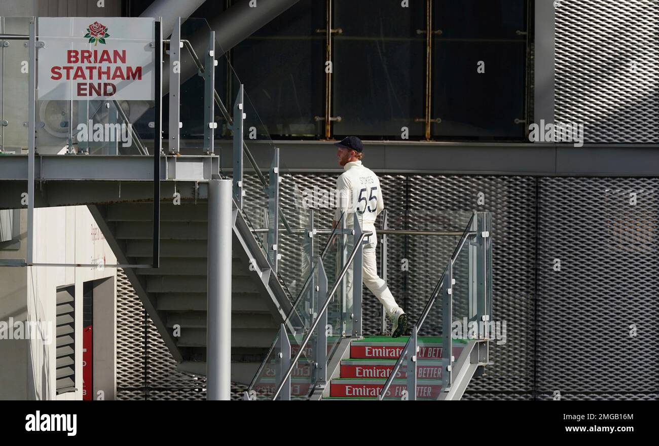 England's Ben Stokes walks back to their dressing room during the ...