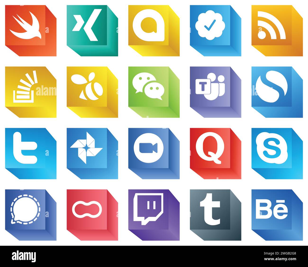 3d microsoft logo Stock Vector Images - Alamy