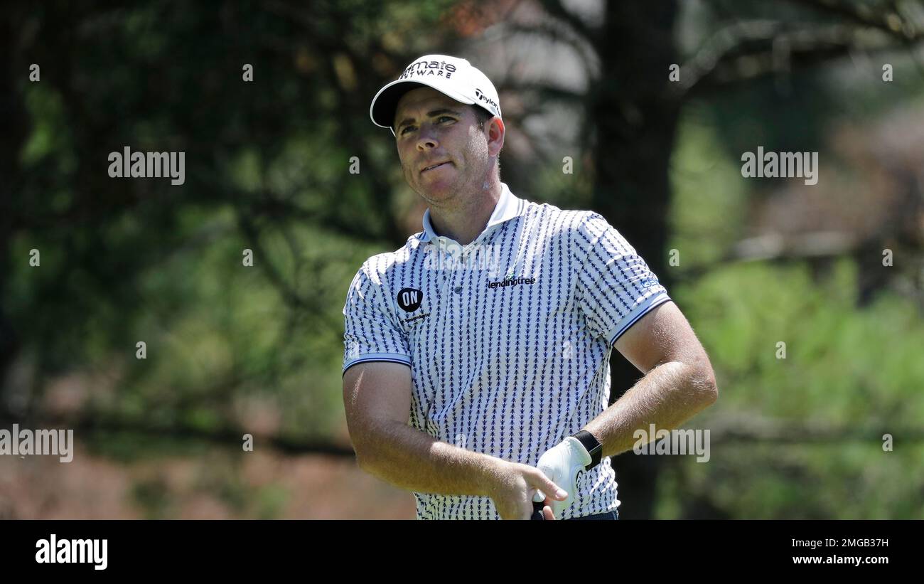 Luke List hits from the second tee during the second round of the ...