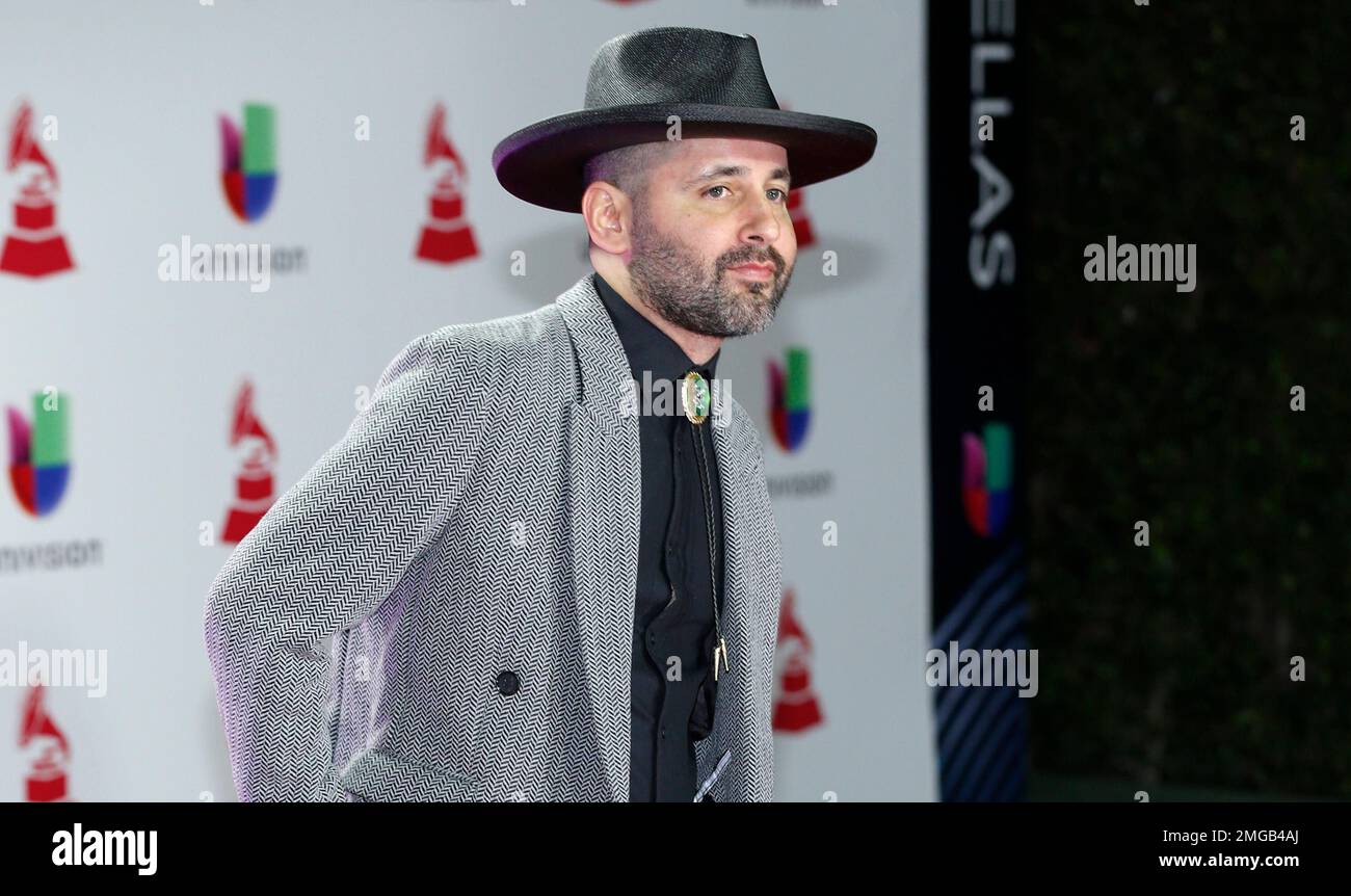 FILE - In this Nov. 15, 2018, file photo, Eduardo Cabra, of Calle 13 ...