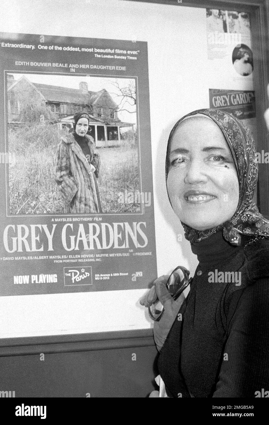 Edie Beale, first cousin to Jacqueline Kennedy Onassis, poses for ...