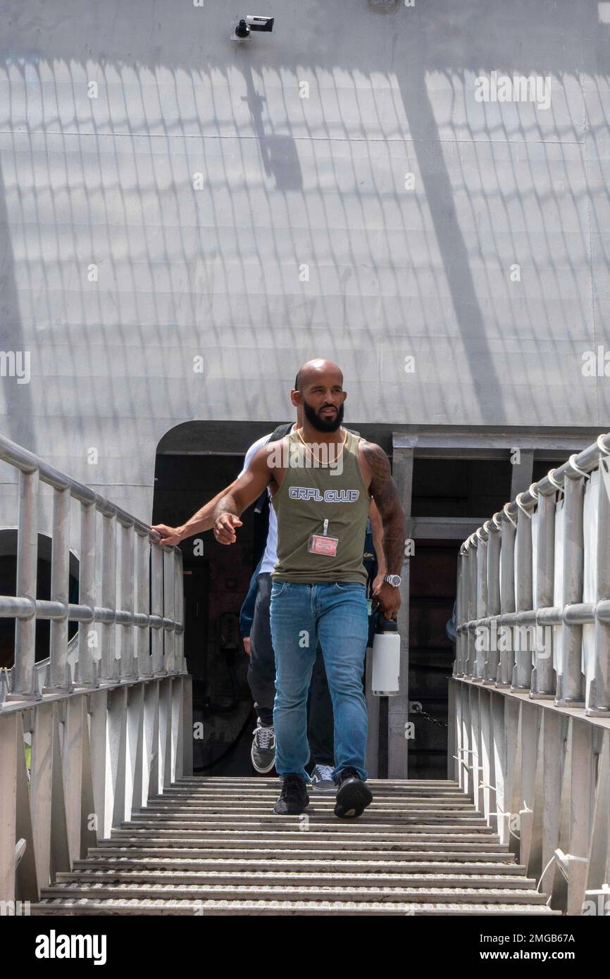 SINGAPORE (Aug. 22, 2022) Demetrious “Mighty Mouse” Johnson, twelve ...