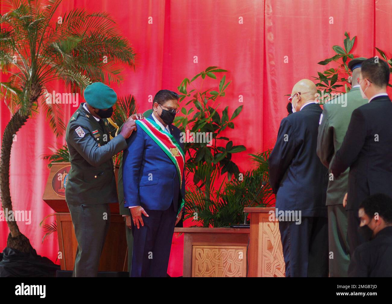 Suriname's new President Chandrikapersad Santokhi, better known as ...