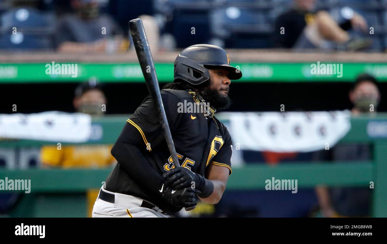 Pittsburgh Pirates' Josh Bell hits during an intrasquad game during the ...