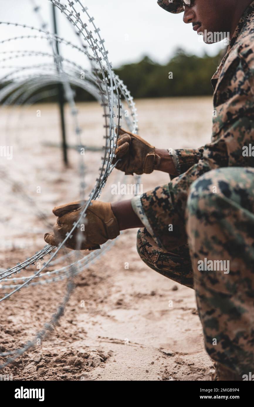 U.S. Marine Corps Cpl. Daniel Rodriguez, a combat engineer with Combat ...