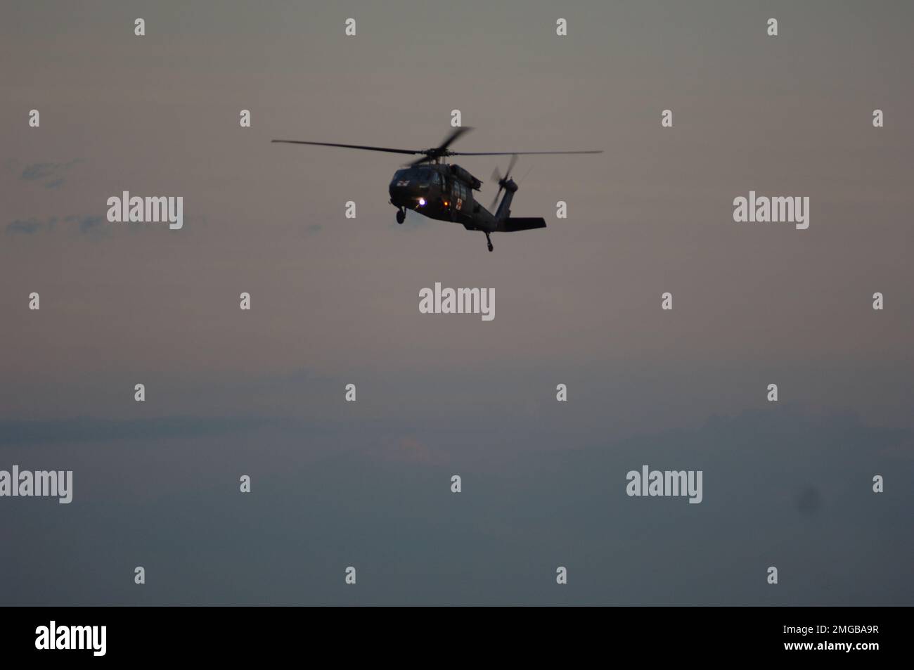 Aircrafts - Blackhawk - 26-HK-50-4. Blackhawk flying over city ...