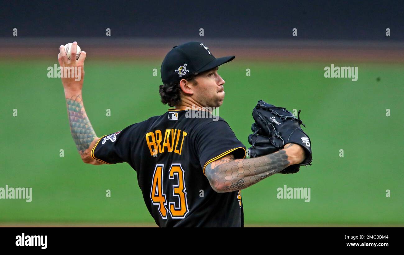Pittsburgh Pirates pitcher Steven Brault delivers during the team's ...