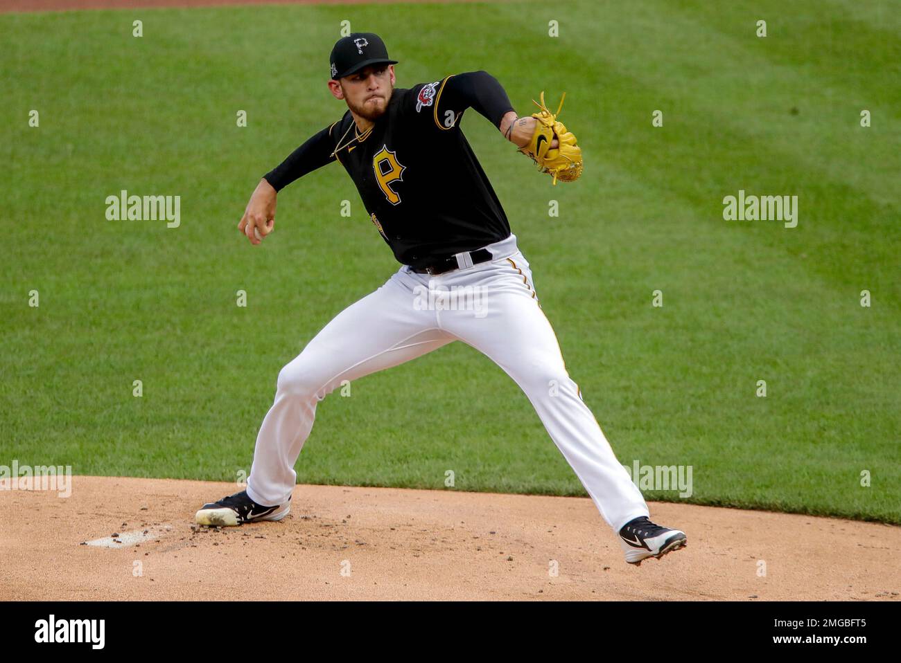 Pittsburgh Pirates pitcher Joe Musgrove delivers during the team's ...