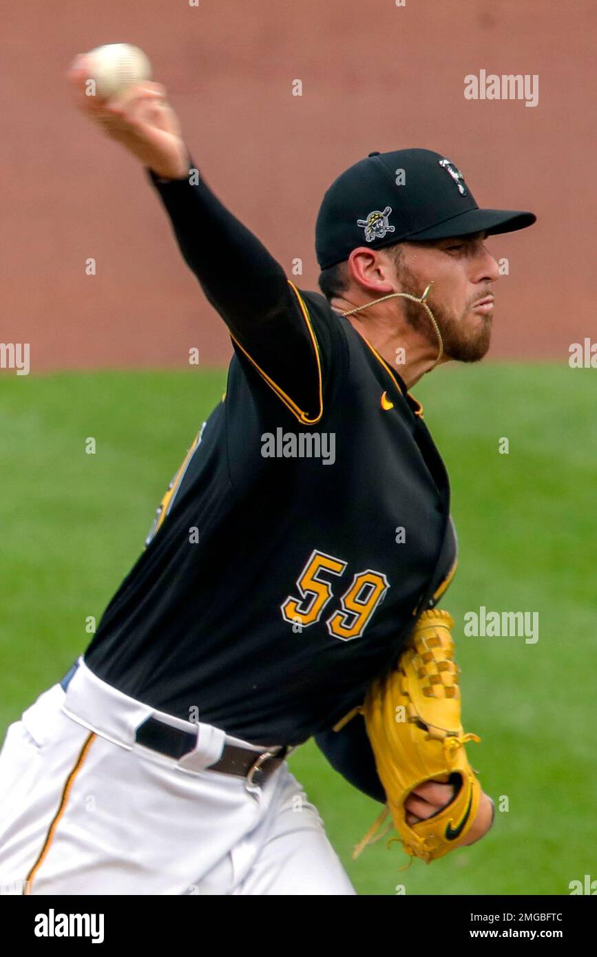 Pittsburgh Pirates pitcher Joe Musgrove delivers during the team's ...