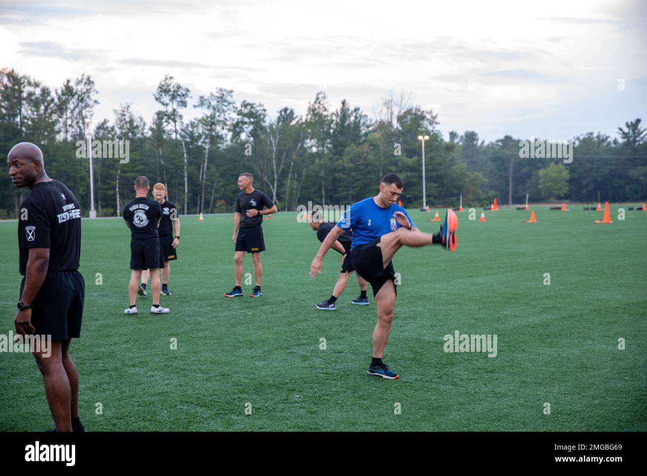 The 10th Mountain Division CSM Nema Mobar gathers the current command ...
