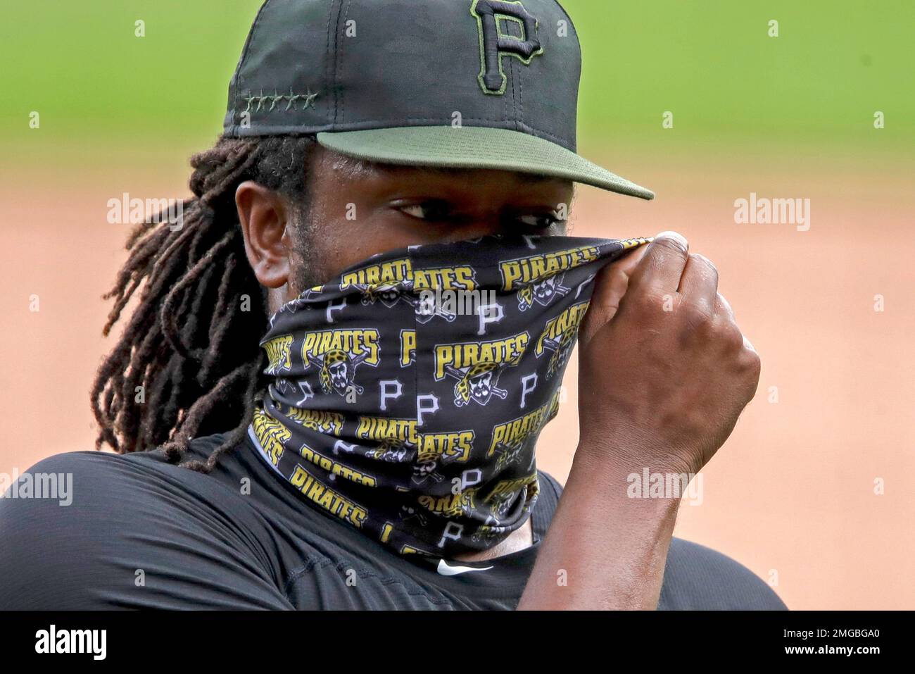 Pittsburgh Pirates Josh Bell participates in the team's baseball ...